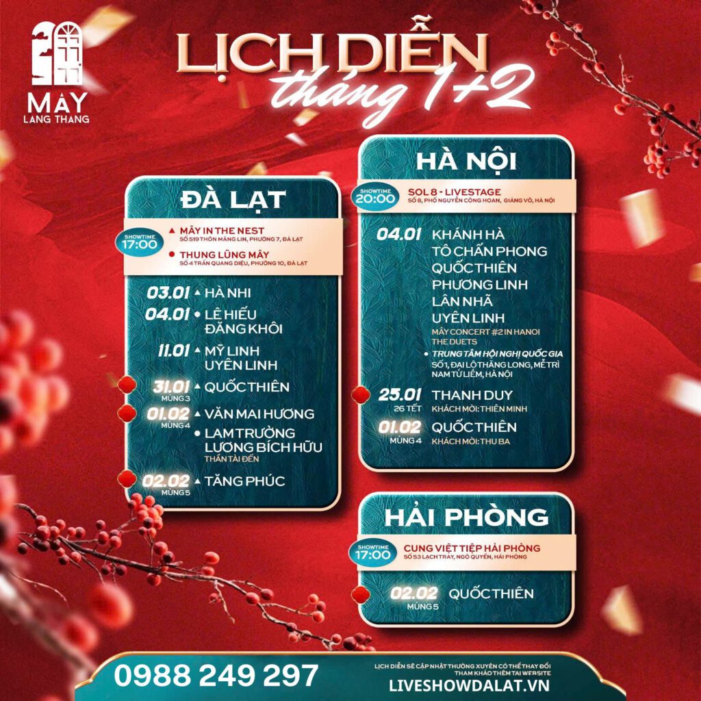 Tổng đài đặt vé liveshow